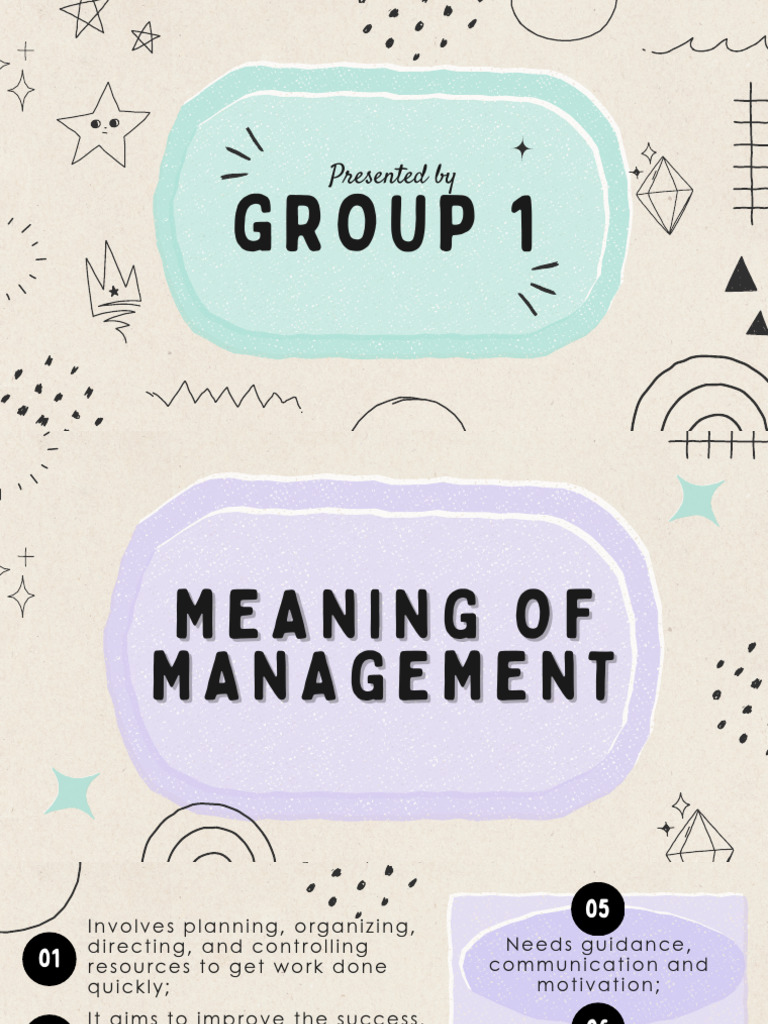 Group 1 Presentation | PDF | Goal | Decision Making