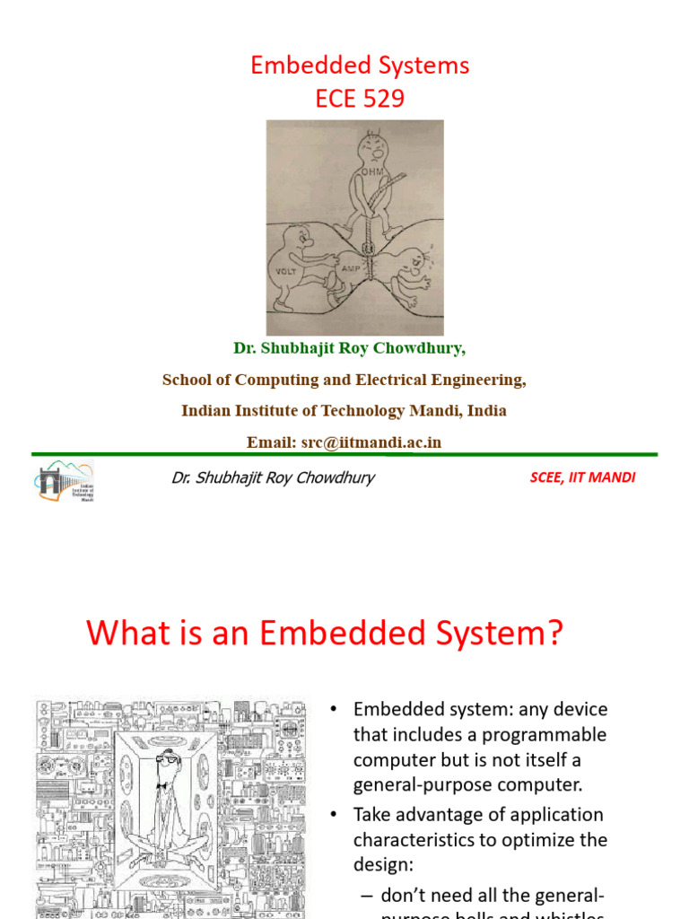 EE529 Lec1 | PDF | Embedded System | Integrated Circuit