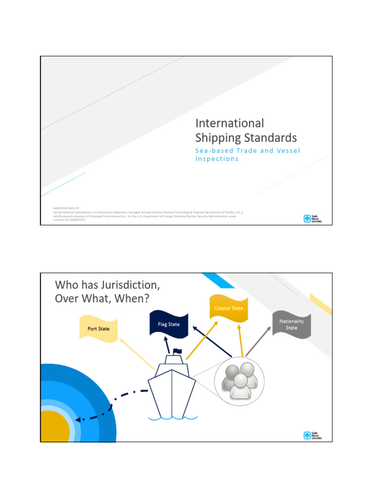 International Shipping Standards Overview | PDF | Territorial Waters ...