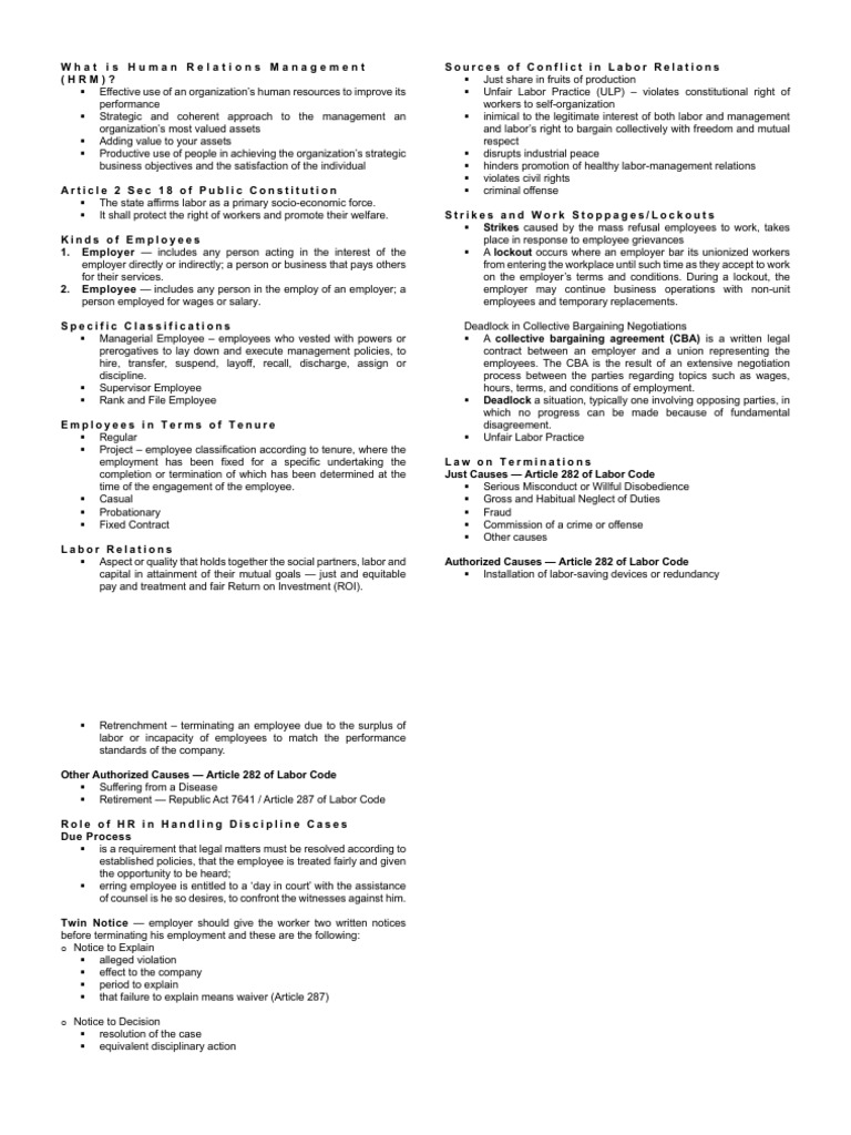 Understanding Human Relations Management | PDF | Employment ...