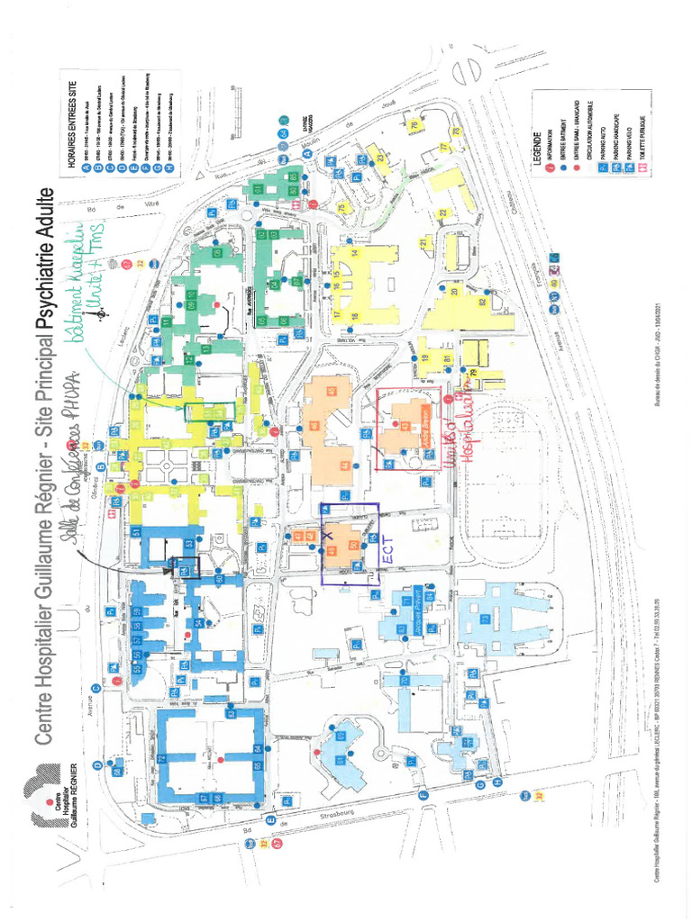 Plan Hopital CHGR Annoté | PDF