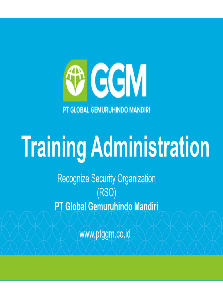 Module 1 - Training Administration & Course Frameworks | PDF