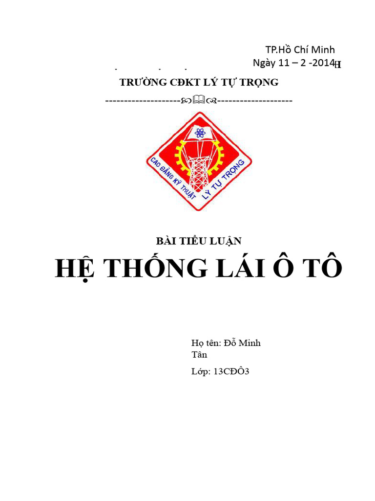 (123doc) - Bai-Tieu-Luan-He-Thong-Lai-O-To | PDF