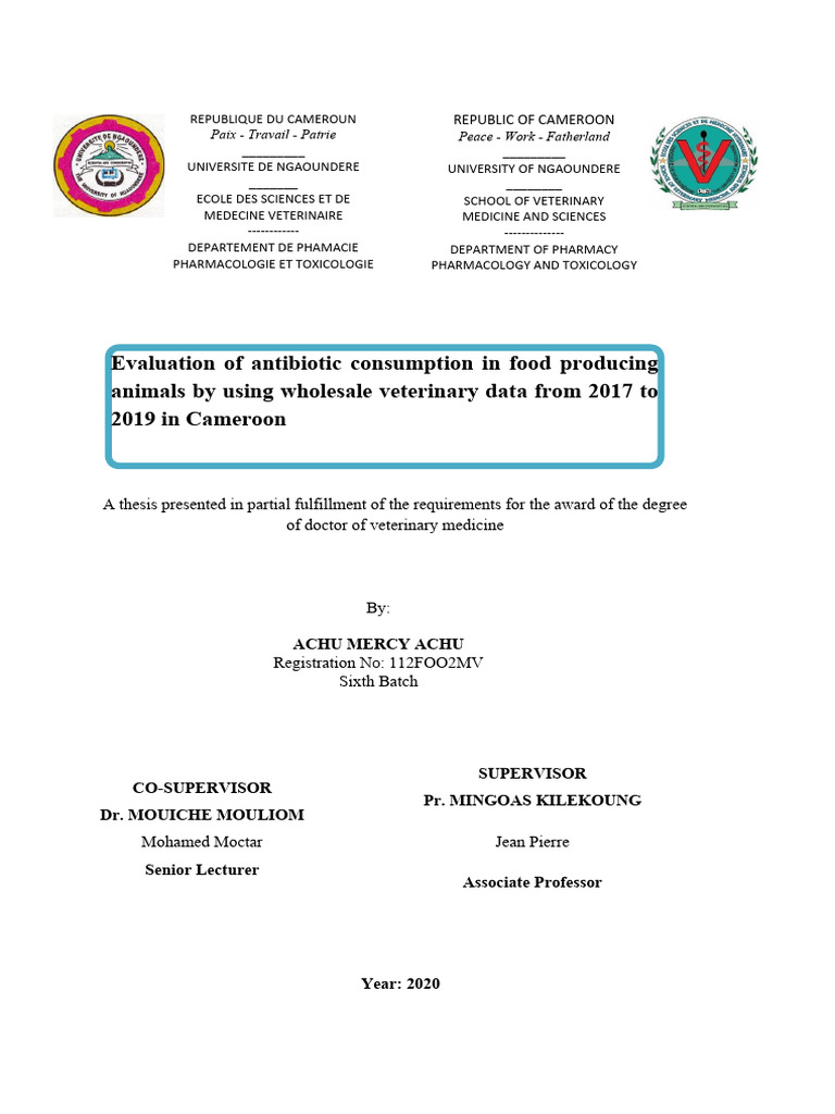 DVM Achu Mercy | PDF | Bacteria | Antimicrobial Resistance