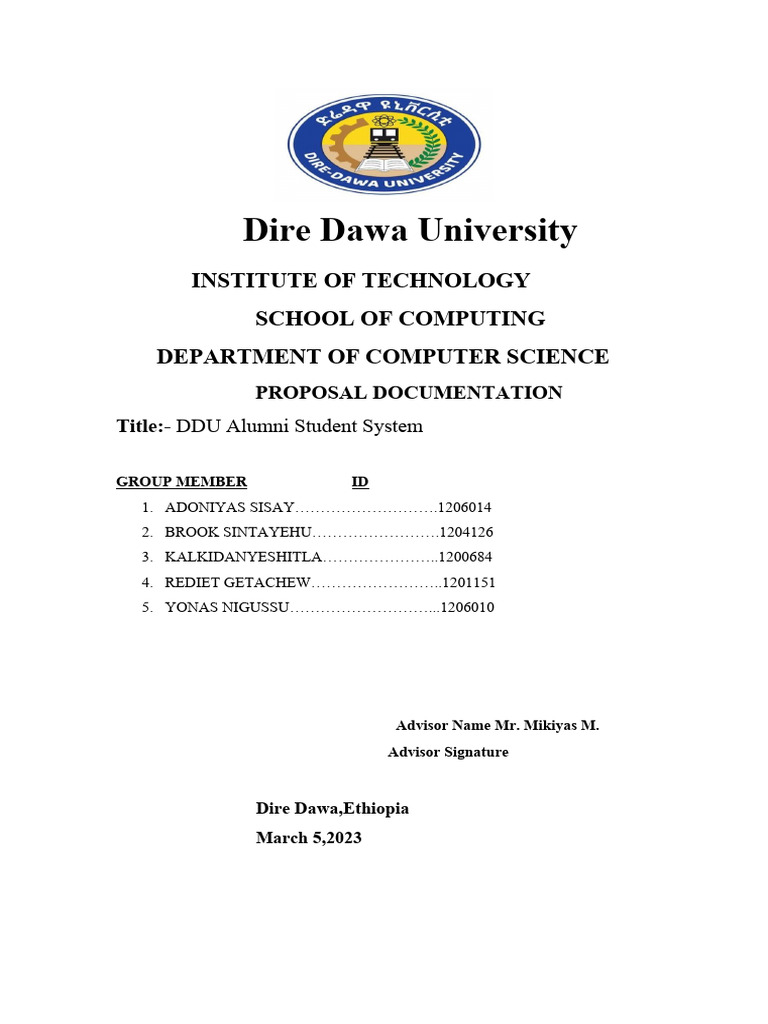 DDU Alumni Student System | PDF | Mobile App | Use Case