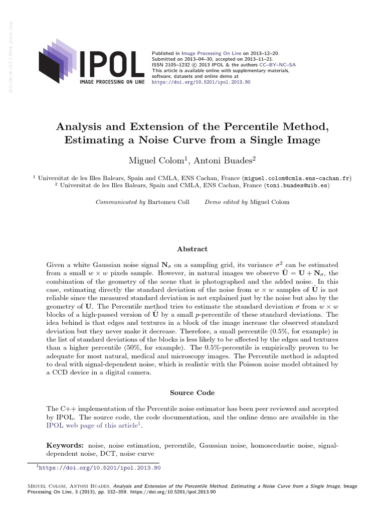 Article | PDF | Standard Deviation | Estimation Theory