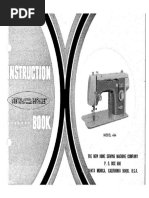 Sewmor 606 Manual | PDF