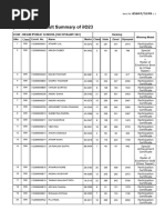 Sample Summary Sheet | PDF