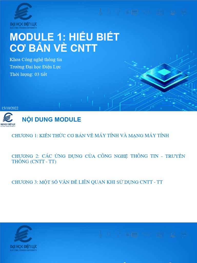 Module 1 - Hieu Biet Co Ban Ve CNTT | PDF