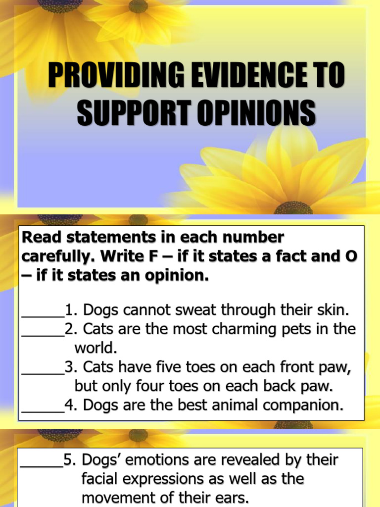 Facts and Opinions on Pets and Dugongs | PDF | Pet | Cats