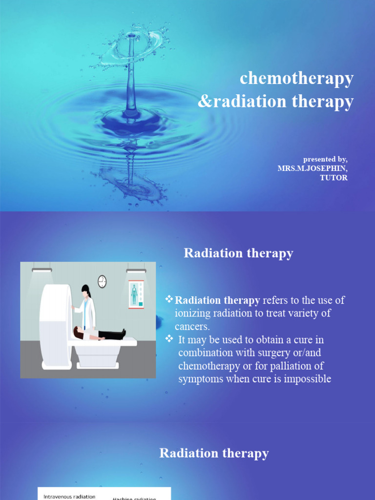 Radiation Therapy | PDF | Science & Mathematics