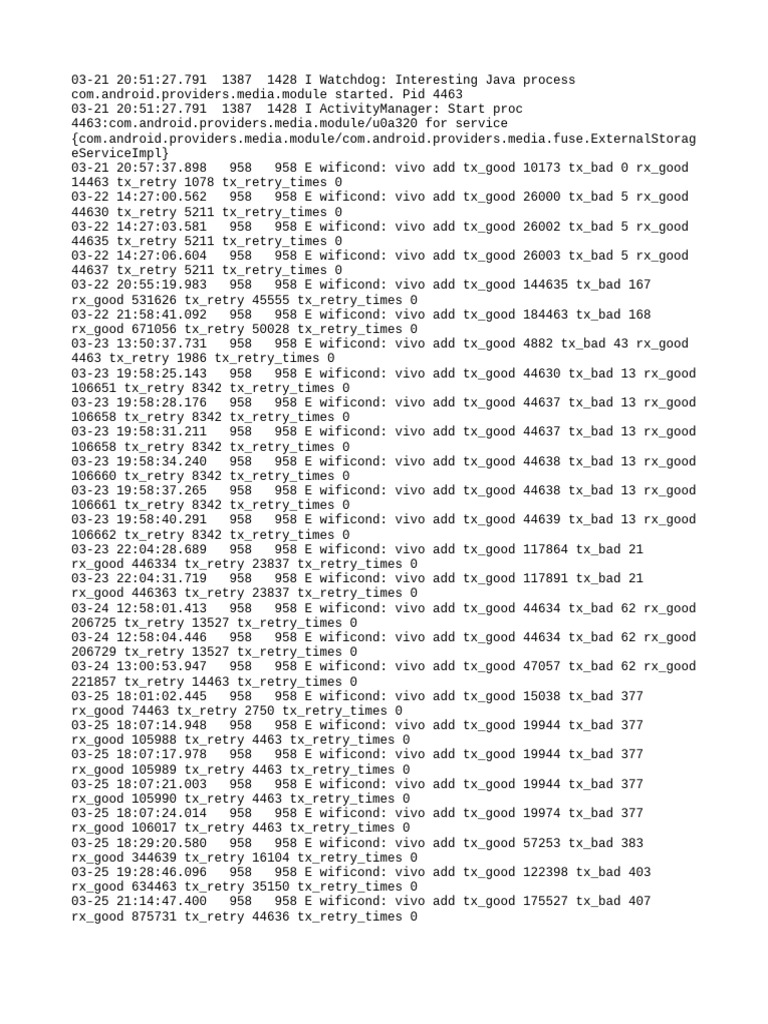 Log | PDF | Software | Computing Platforms