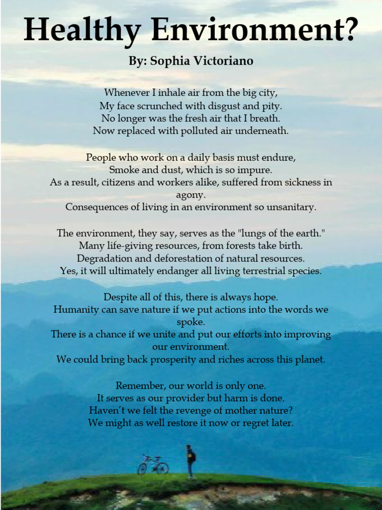Healthy Environment | PDF