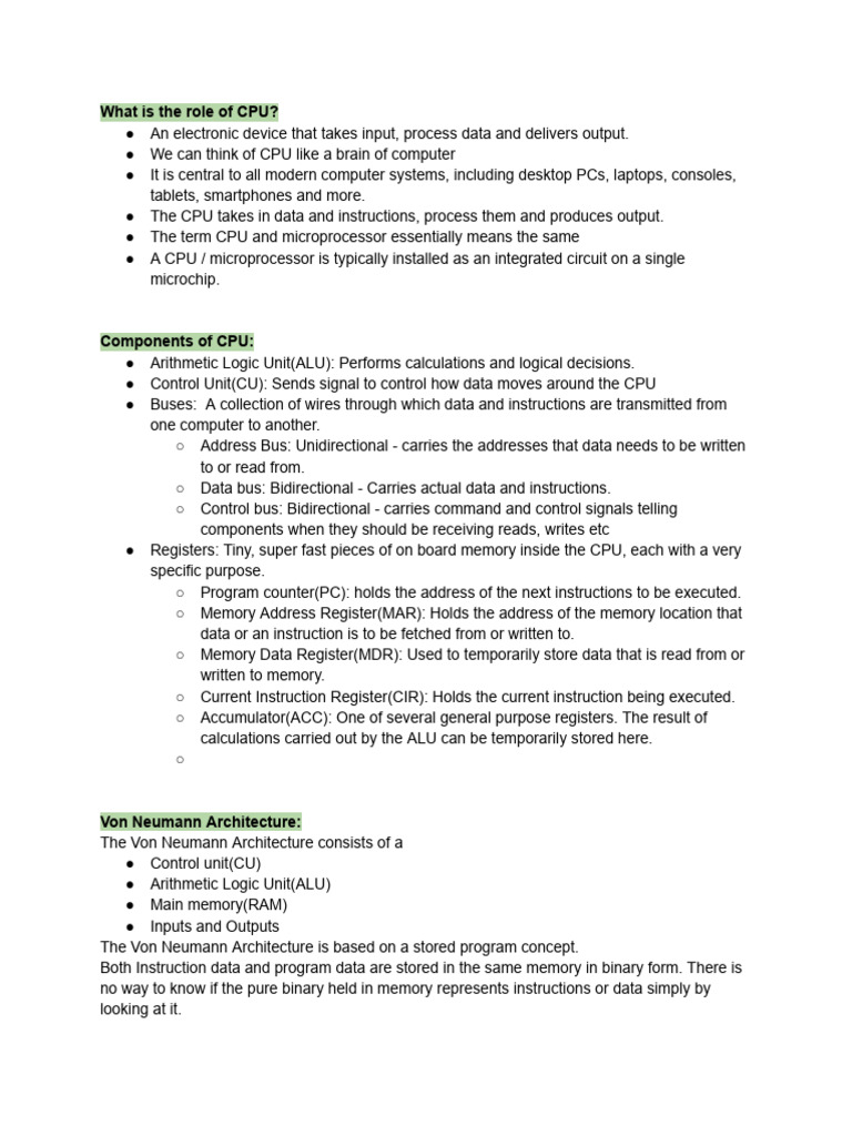 CPU Basics for Tech Enthusiasts | PDF | Computer Data Storage | Central ...