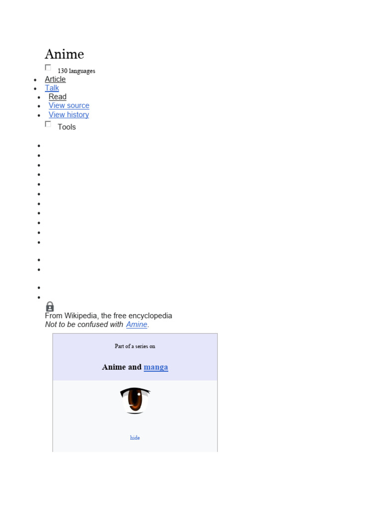 Anime | PDF | Anime | Animation