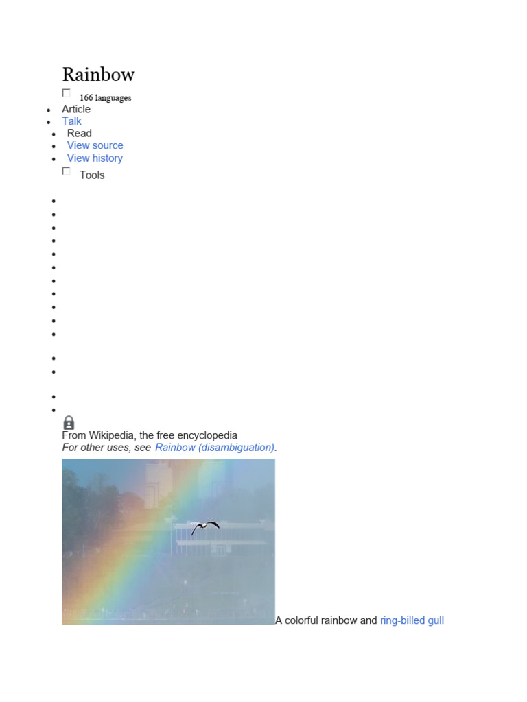 Rainbow | PDF | Rainbow | Color