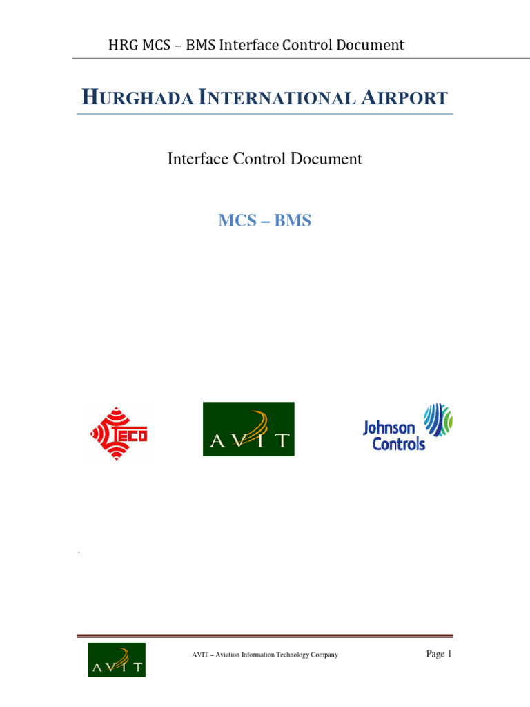 HRG BMS - MCS Interface Control Document v1.1 - AS - 19062014 | PDF ...