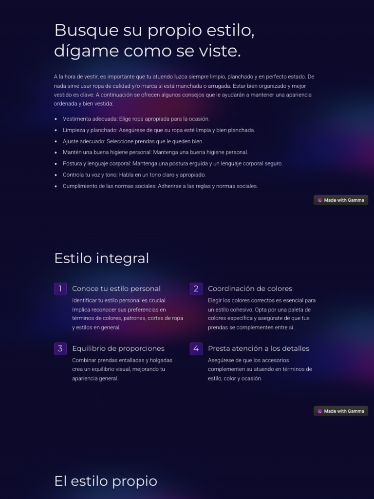 Busque Su Propio Estilo Digame Como Se Viste | PDF | Ropa