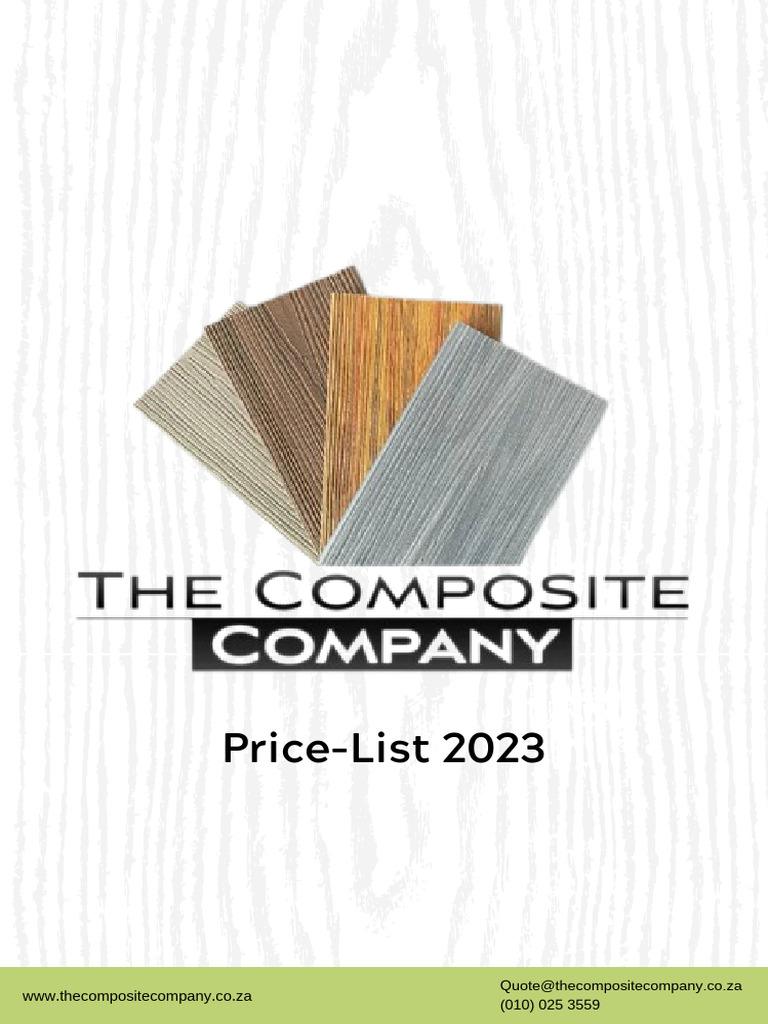 The_Composite_Company_Price_list_Final_-_Print_Quality | PDF