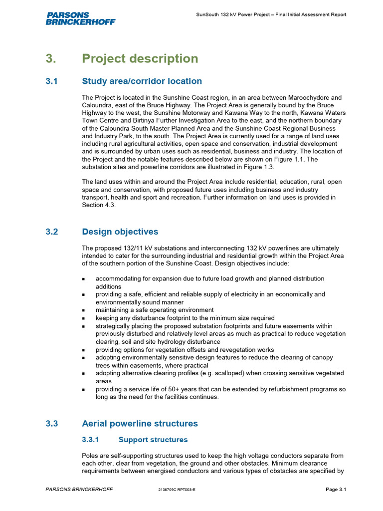 Chapter 3 Project Description | PDF | Electrical Substation | Electrical Engineering