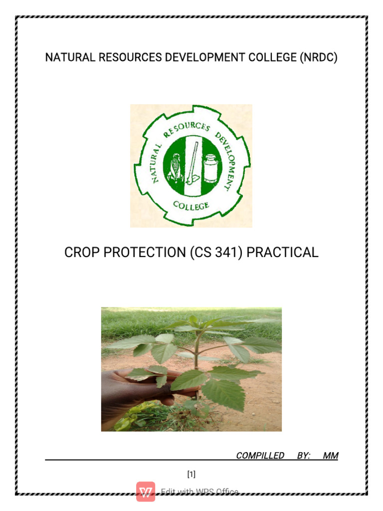 CS 341p Crop Protection | PDF