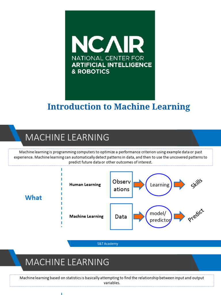 day 2. Lecture_machineLearning | PDF | Machine Learning | Linear Regression