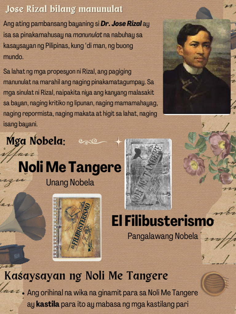 Jose Rizal As A Writer (Grade 9) | PDF