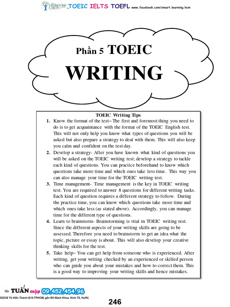 TOEIC WRITING | PDF | Pit Bull | Grammatical Tense