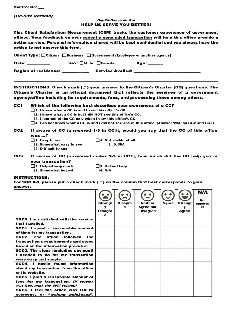 Annex A.I. CSM Questionnaire v2 ENGLISH 2023 | PDF | Business