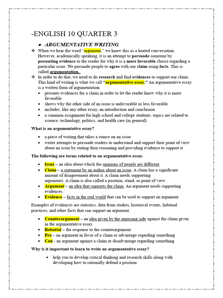 ENGLISH-10-QUARTER-3 (1) | PDF