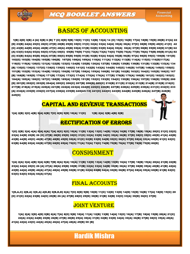 MCQ Booklet Answersheet | PDF