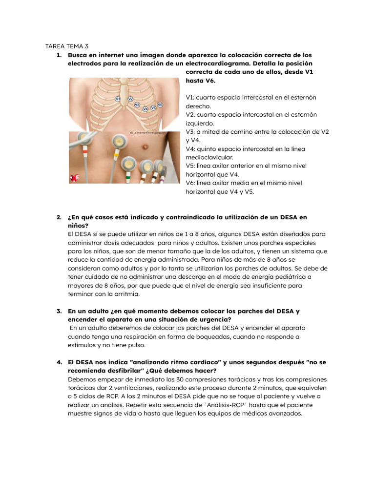 Tarea 3 ASISE | Descargar gratis PDF | Especialidades Medicas | Cardiología