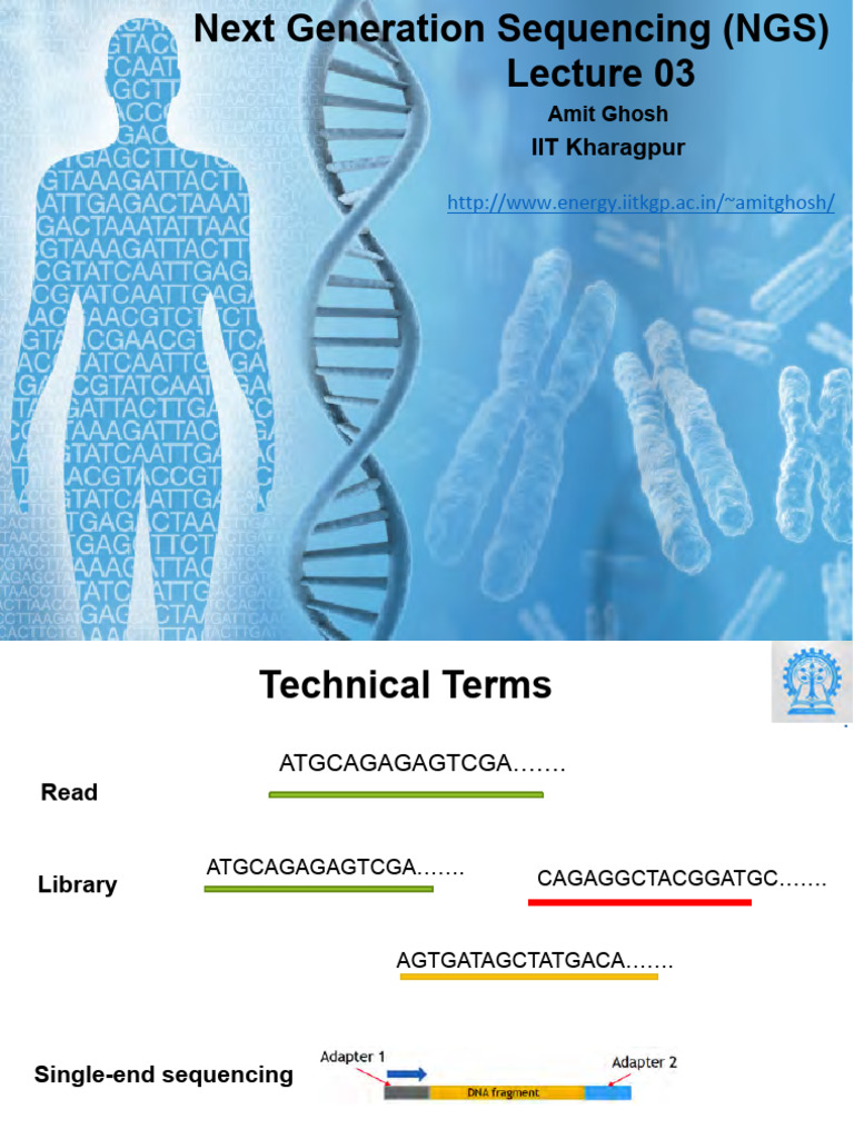 Lecture 03 | PDF | Dna Sequencing | Biotechnology