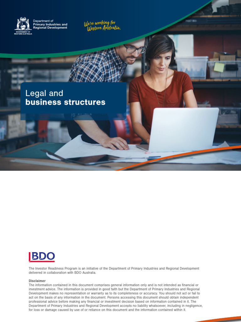 Legal And Business Structures Pdf