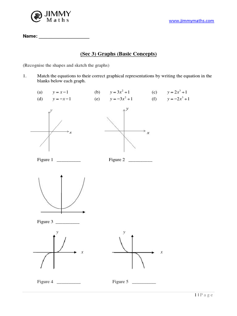 Sec 3 Graphs Basic Concepts Assignment | PDF | Mathematical Relations | Graph Theory