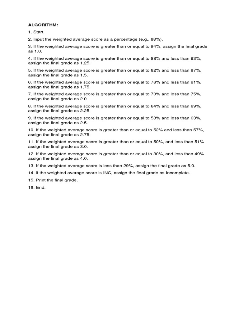 Algorithm Flowchart Pdf Computer Programming Applied Mathematics