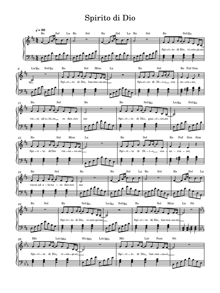 Spirito Di Dio | PDF