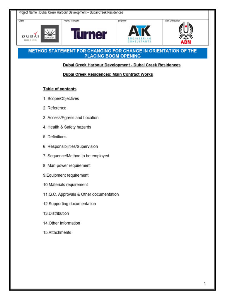 Placing Boom Location Ms New | PDF | Business | Safety