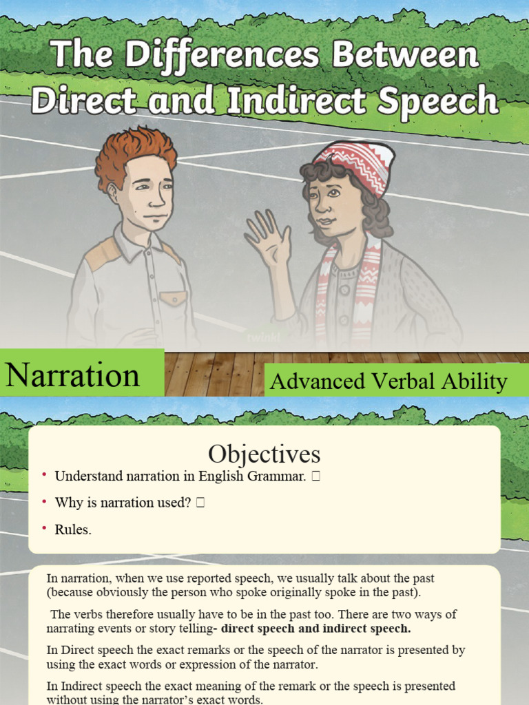Direct and Indirect Speech | PDF | Career & Growth | Foreign Language ...