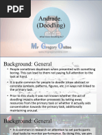 Andrade's Doodling Study Findings | PDF | Attention | Experiment