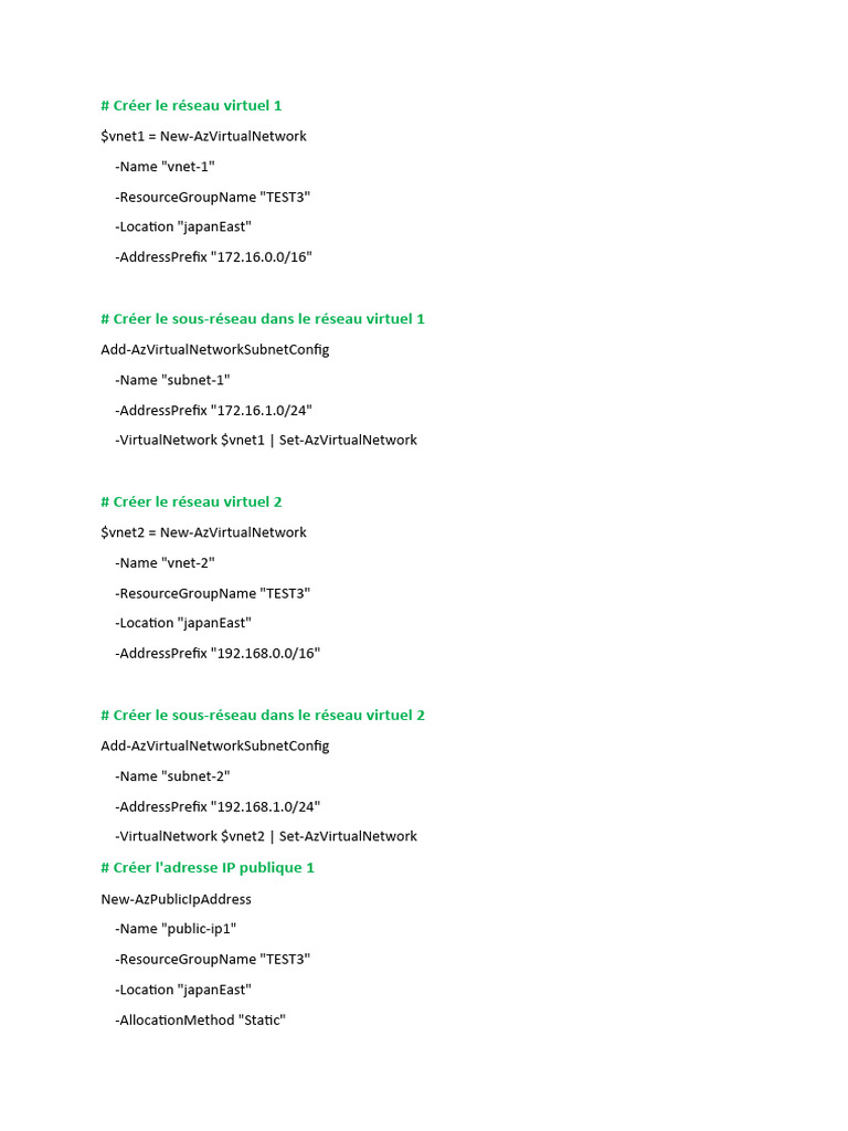 Configuration des NSG Azure et VMs | PDF | Architecture de réseau ...