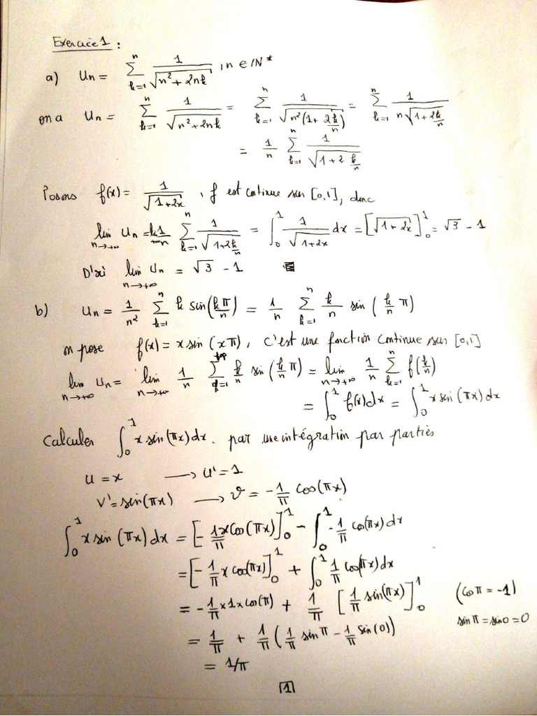Corr TD1 Analyse2 SMPC | PDF