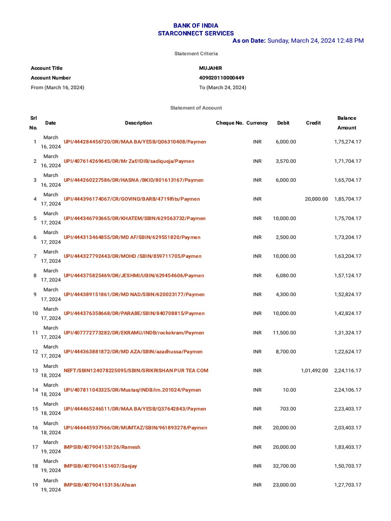 Full Statement | PDF | Payments | Banks