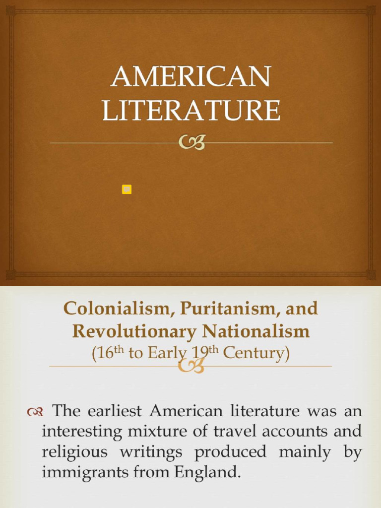 American Literature Period | PDF