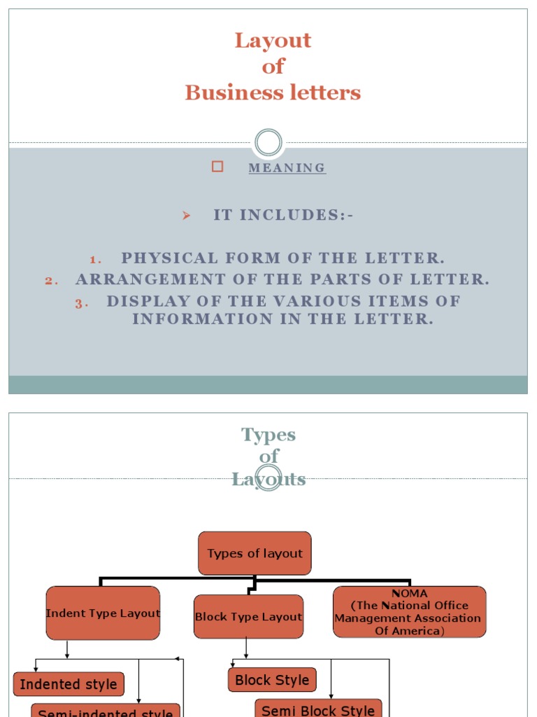 Layout of Business Letter | PDF | Ellipsis | Paragraph