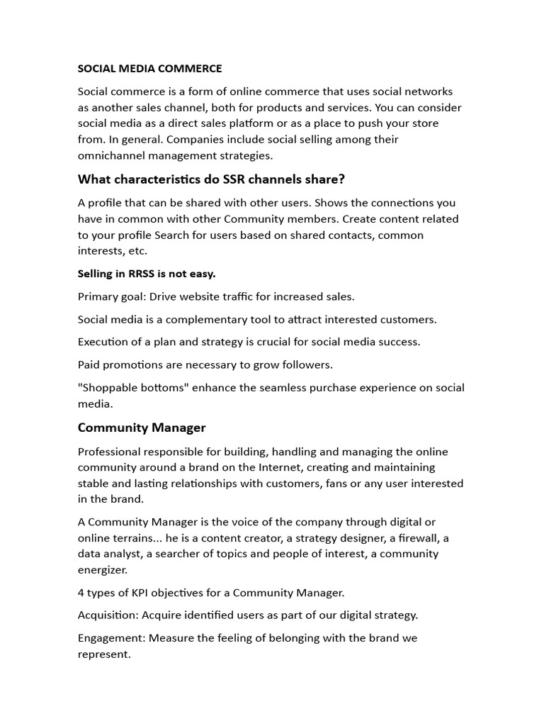 E-Commerce Exam | PDF | Popular Culture & Media Studies | Social Media