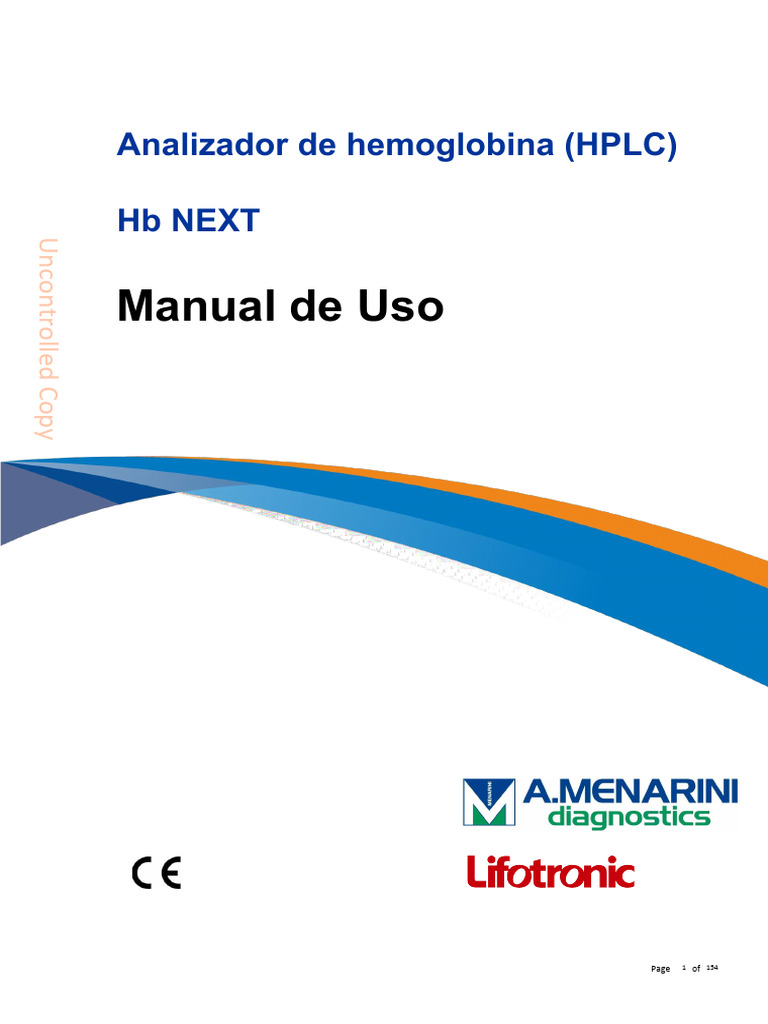 HB NEXT Analyzer Operator Manual Spanish | PDF | Laboratorios ...