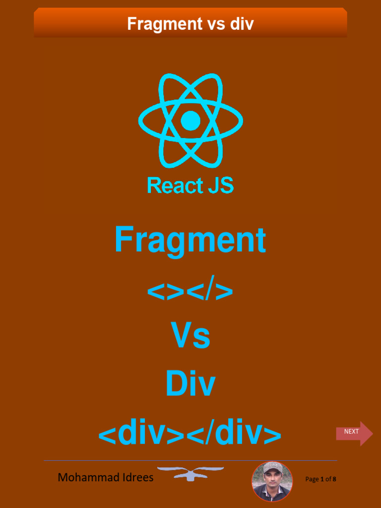 Fragment Vs Div In React Js Pdf Document Object Model Computer Libraries