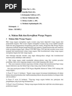 Isi Pasal 27-31 UUD 1945 | PDF