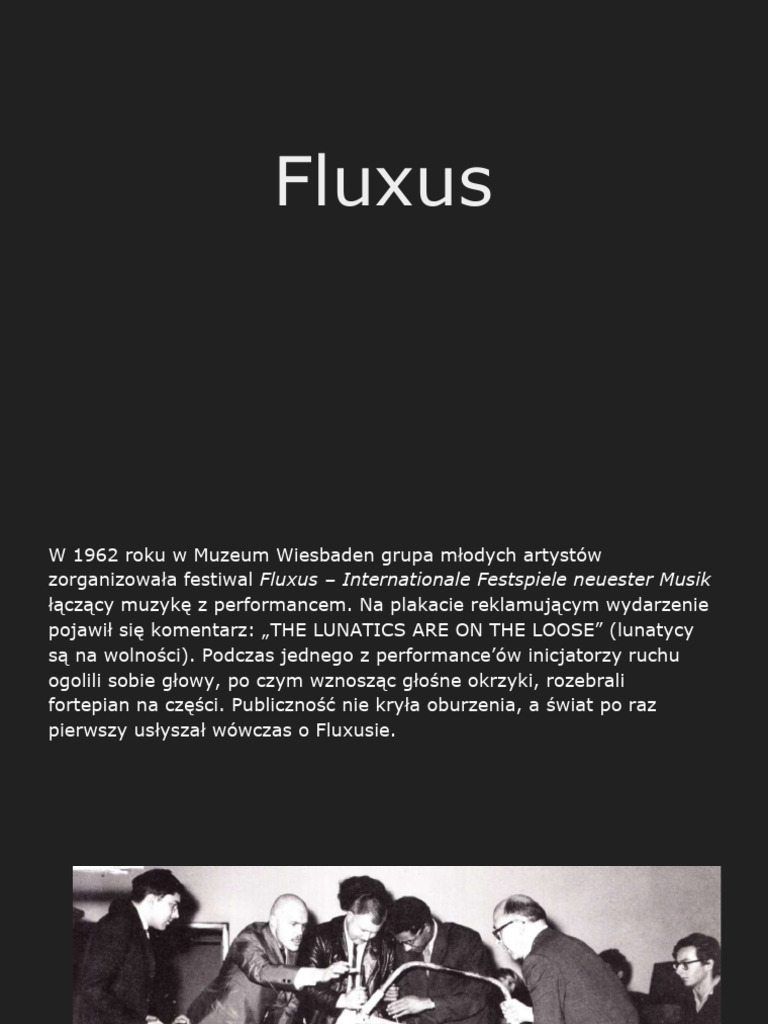 Fluxus | PDF